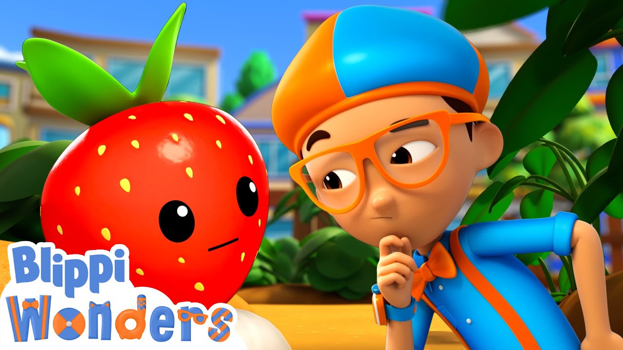 Blippi Wonders | Learn Fruit And Vegetables + More! | Blippi Animated ...