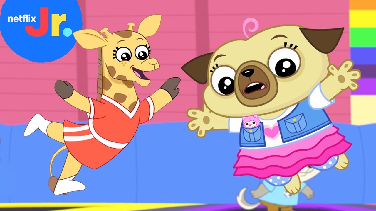 Chip’s Trampoline Tricks! | Chip And Potato | Netflix Jr