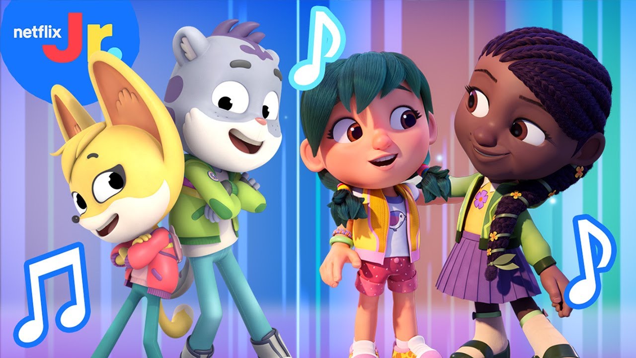 'Friends Are The Best' Singalong For Kids! 🎶 Netflix Jr Jams